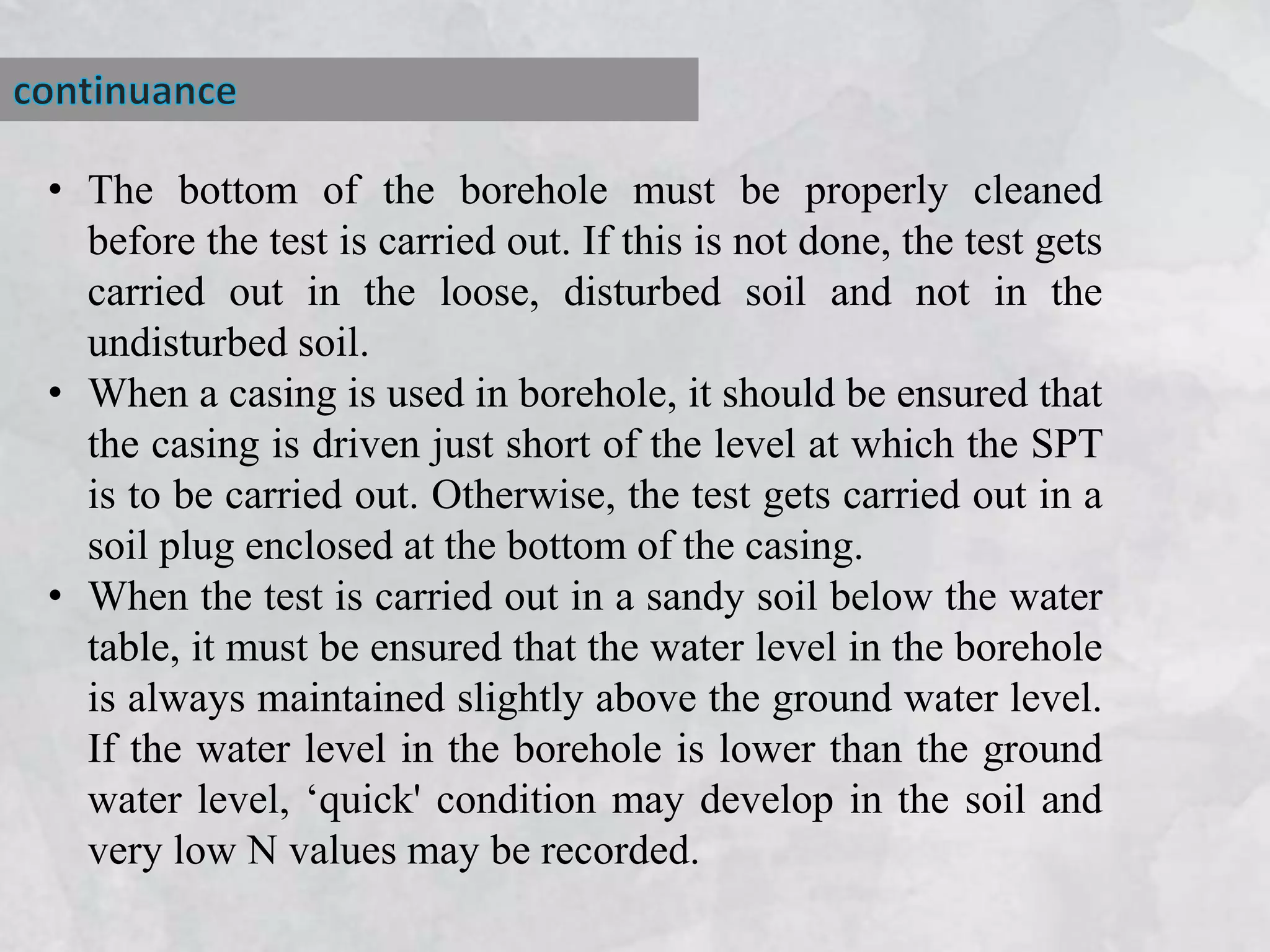 Standard penetration test(spt) | PPTX