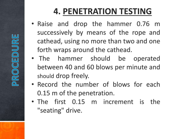 Standard penetration test(spt) | PPTX | Musical Instruments | Hobbies ...