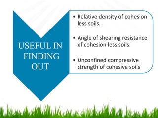 Standard penetration test(spt) | PPTX
