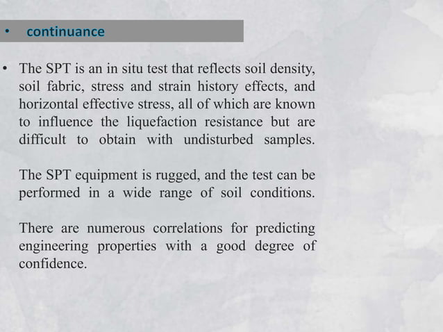 Standard penetration test(spt) | PPTX | Musical Instruments | Hobbies ...