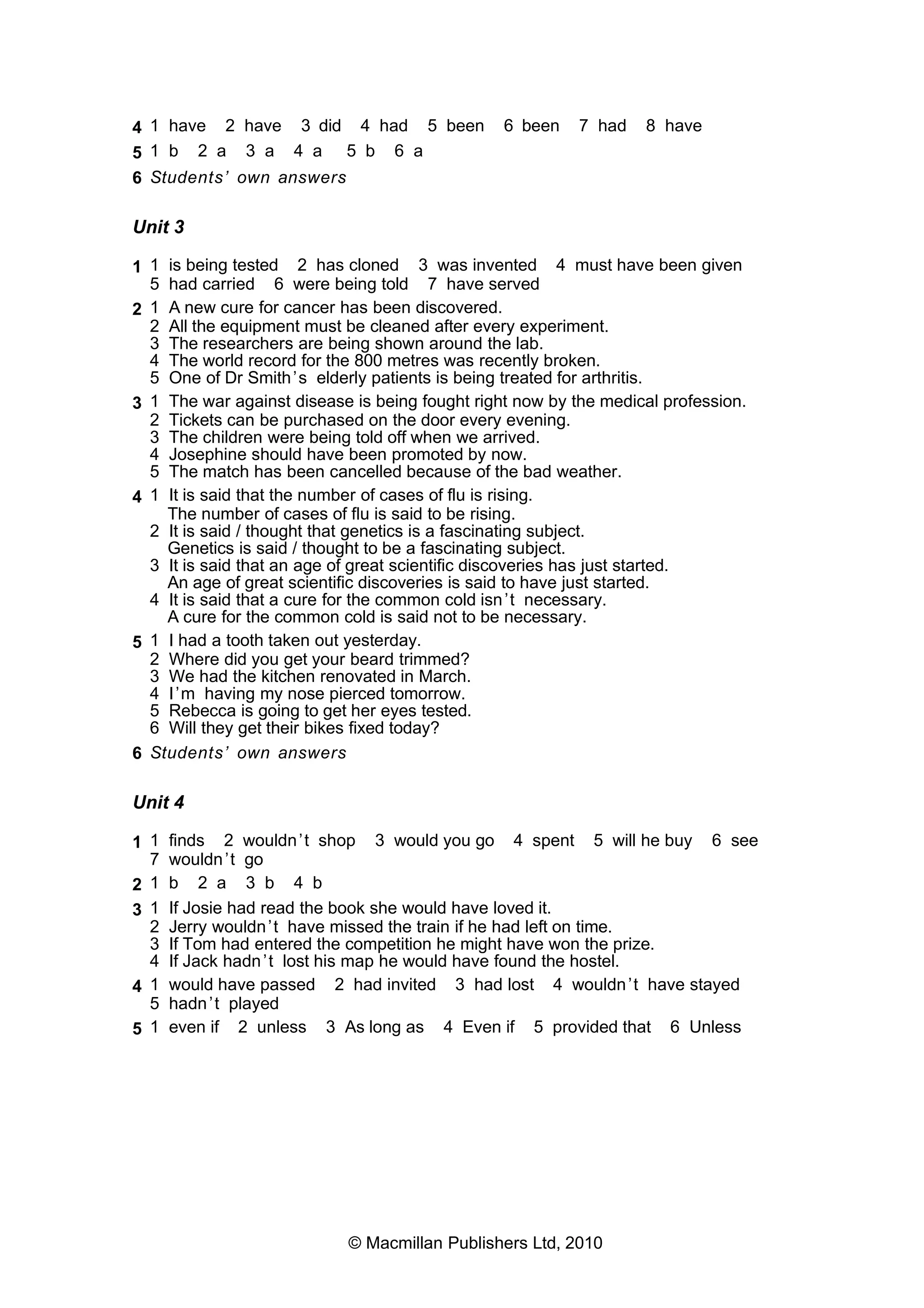 Standard practice answer key | DOC