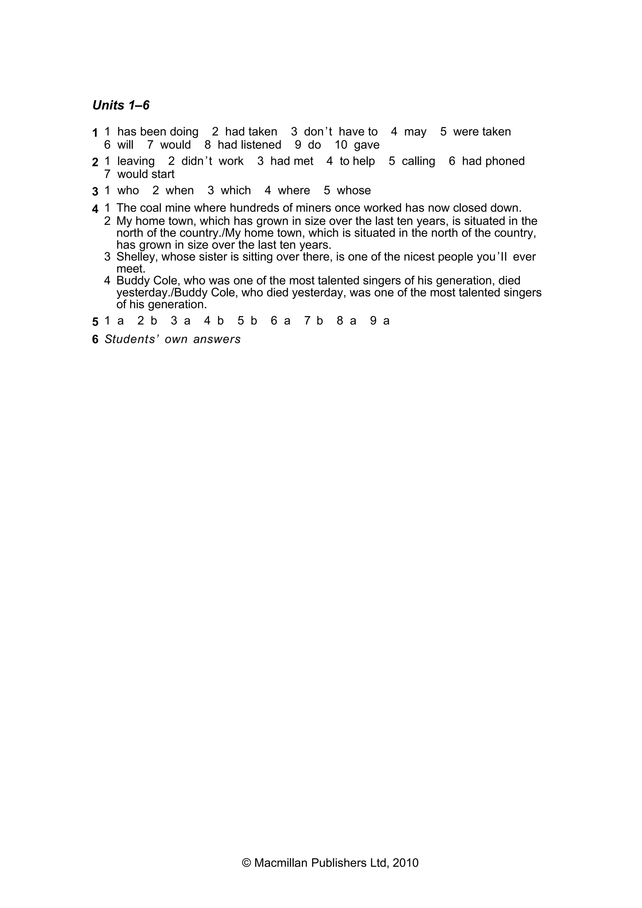 Standard practice answer key | DOC