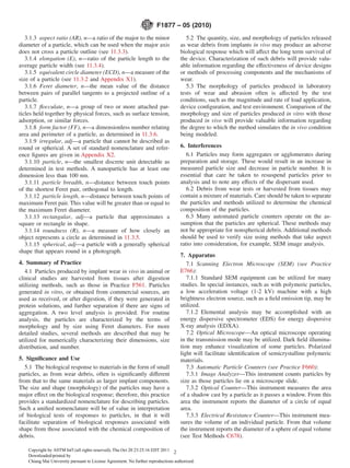 Standard practice for characterization of particles astm | PDF
