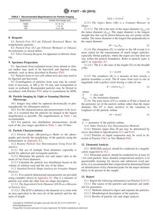 Standard practice for characterization of particles astm | PDF