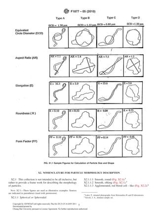 Standard practice for characterization of particles astm | PDF