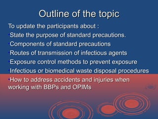 Standard Precautions | PPT