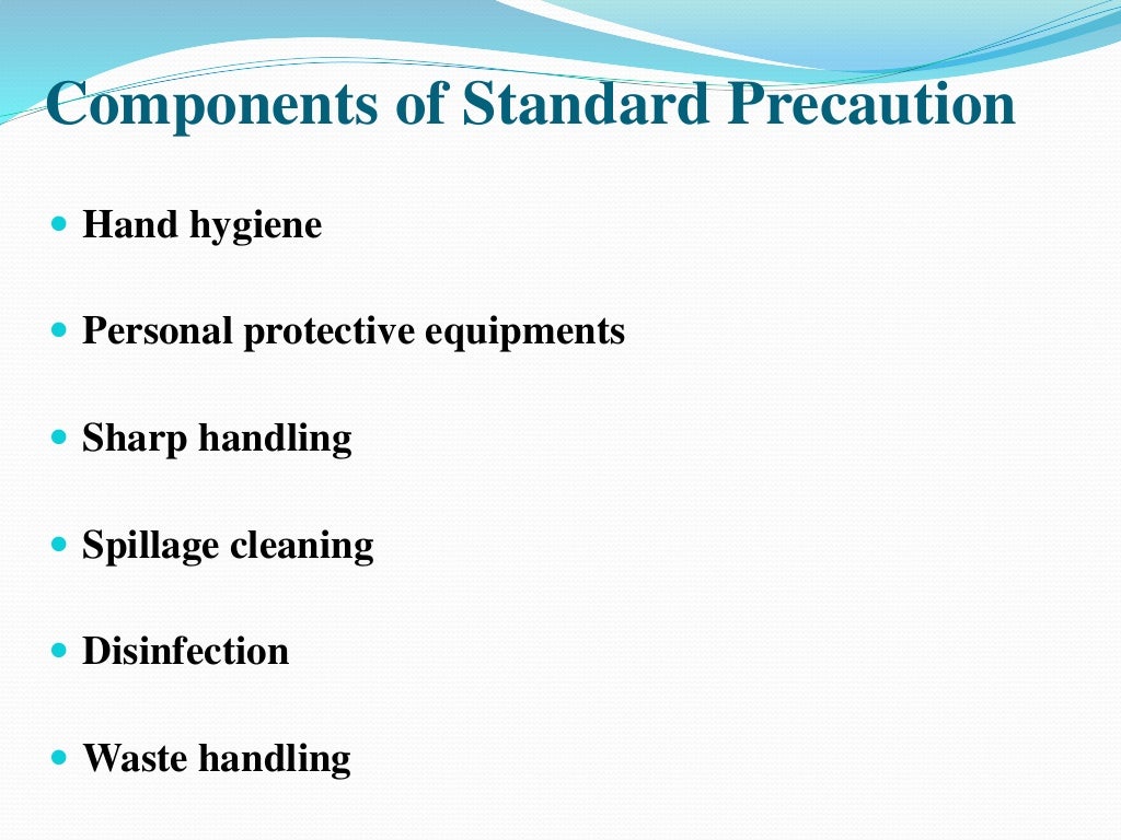 Standard precautions