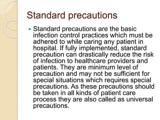 Standard Precautions for Infection Control in Hospitals.pptx