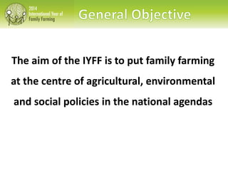 Standard presentation on International Year of Family Farming 2014 for ...
