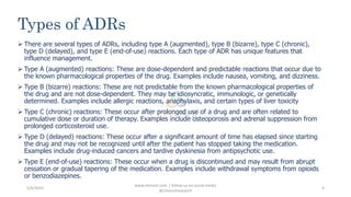 Management of Adverse drug reactions | PPTX