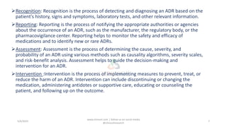 Management of Adverse drug reactions | PPTX