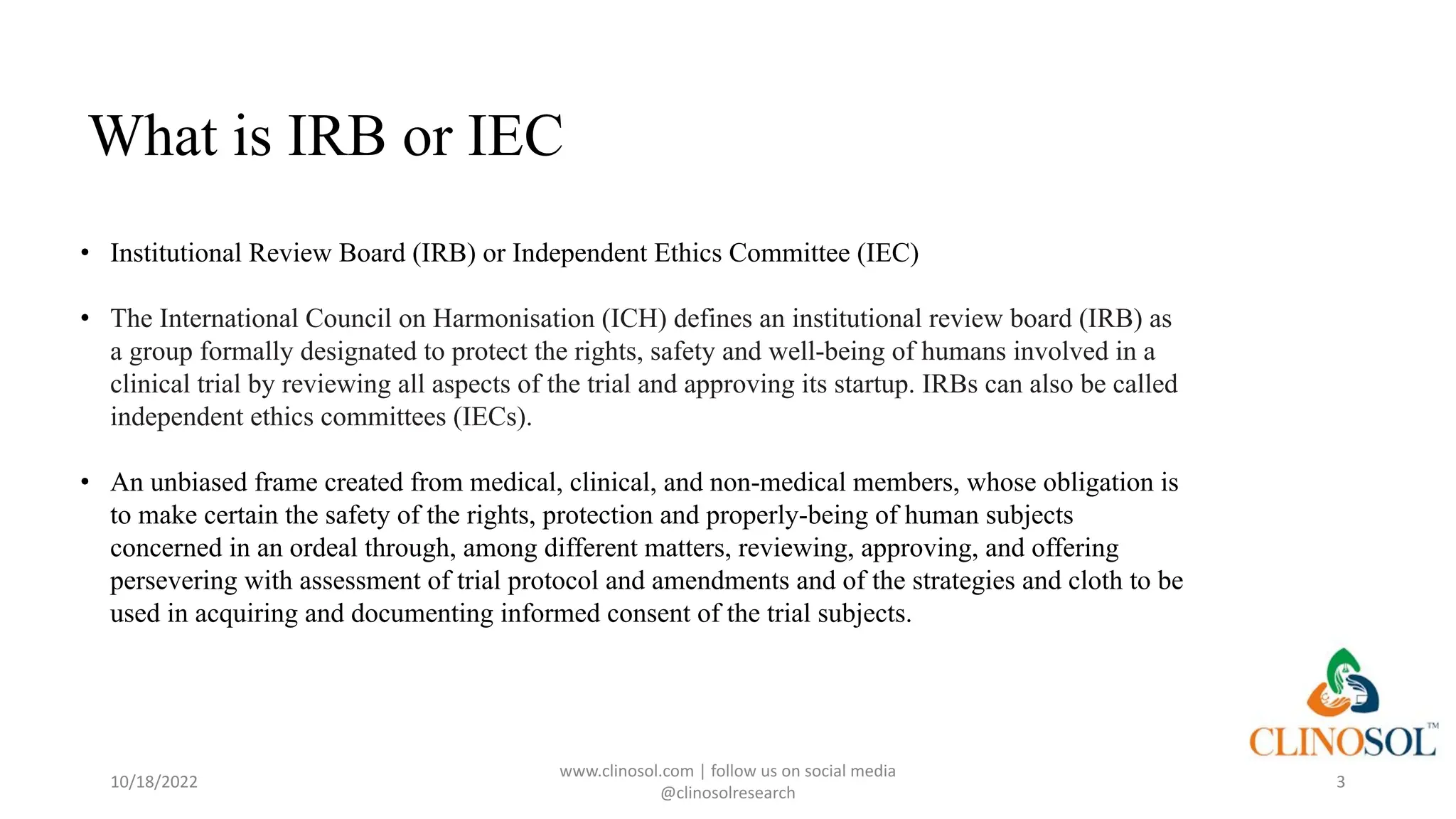 Role of IRB and IEC in Safeguarding the Subjects in Clinical Trials | PDF