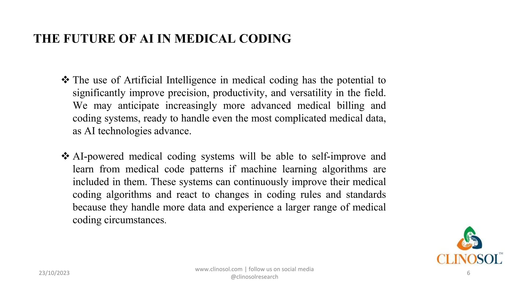 Improving Medical Coding Efficiency with AI | PPTX