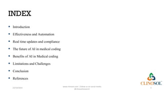 Improving Medical Coding Efficiency with AI | PPTX