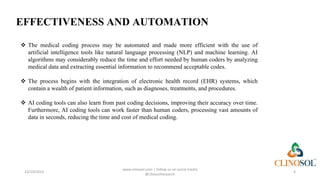 Improving Medical Coding Efficiency with AI | PPTX