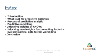 Predictive Analytics and AI: Unlocking Clinical Trial Insights | PPTX