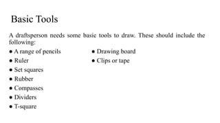 Standard principles of drawing ( tools & accessories).pptx