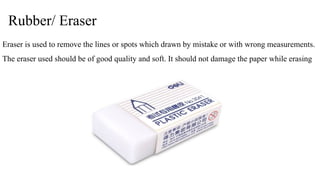 Standard principles of drawing ( tools & accessories).pptx
