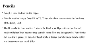 Standard principles of drawing ( tools & accessories).pptx