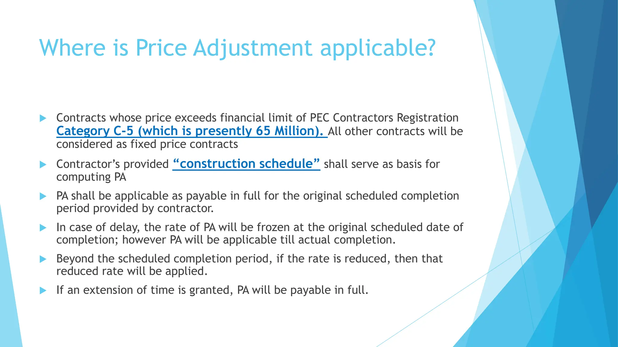 STANDARD PROCEDURE AND FORMULA FOR PRICE ADJUSTMENT.pptx | Business ...