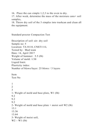 Standard Proctor Compaction TestName .docx