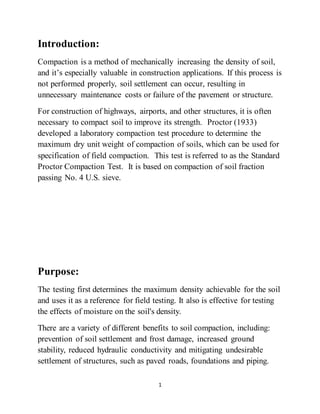Standard proctor test | PDF