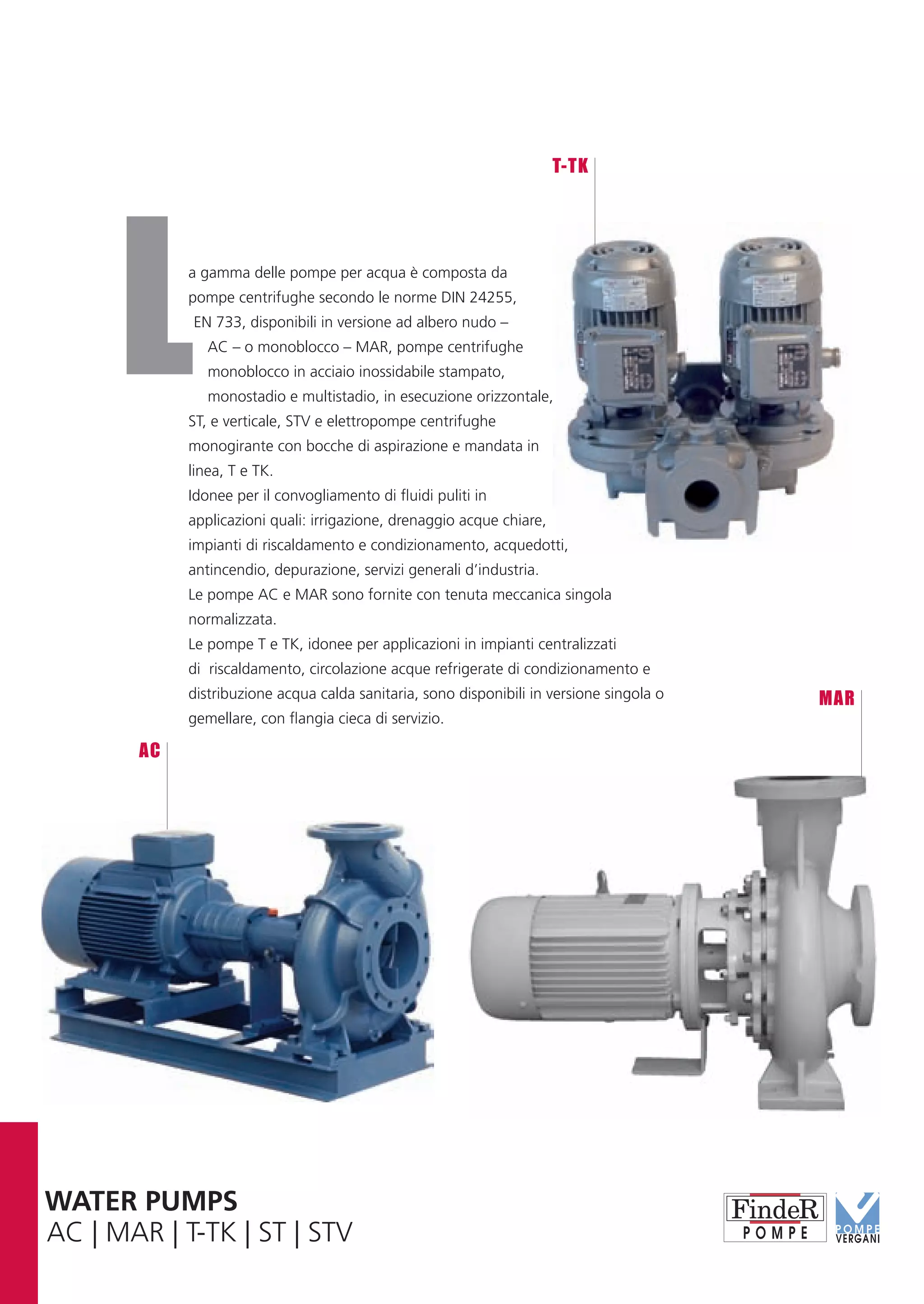 Finder Pump Standard Products | PDF