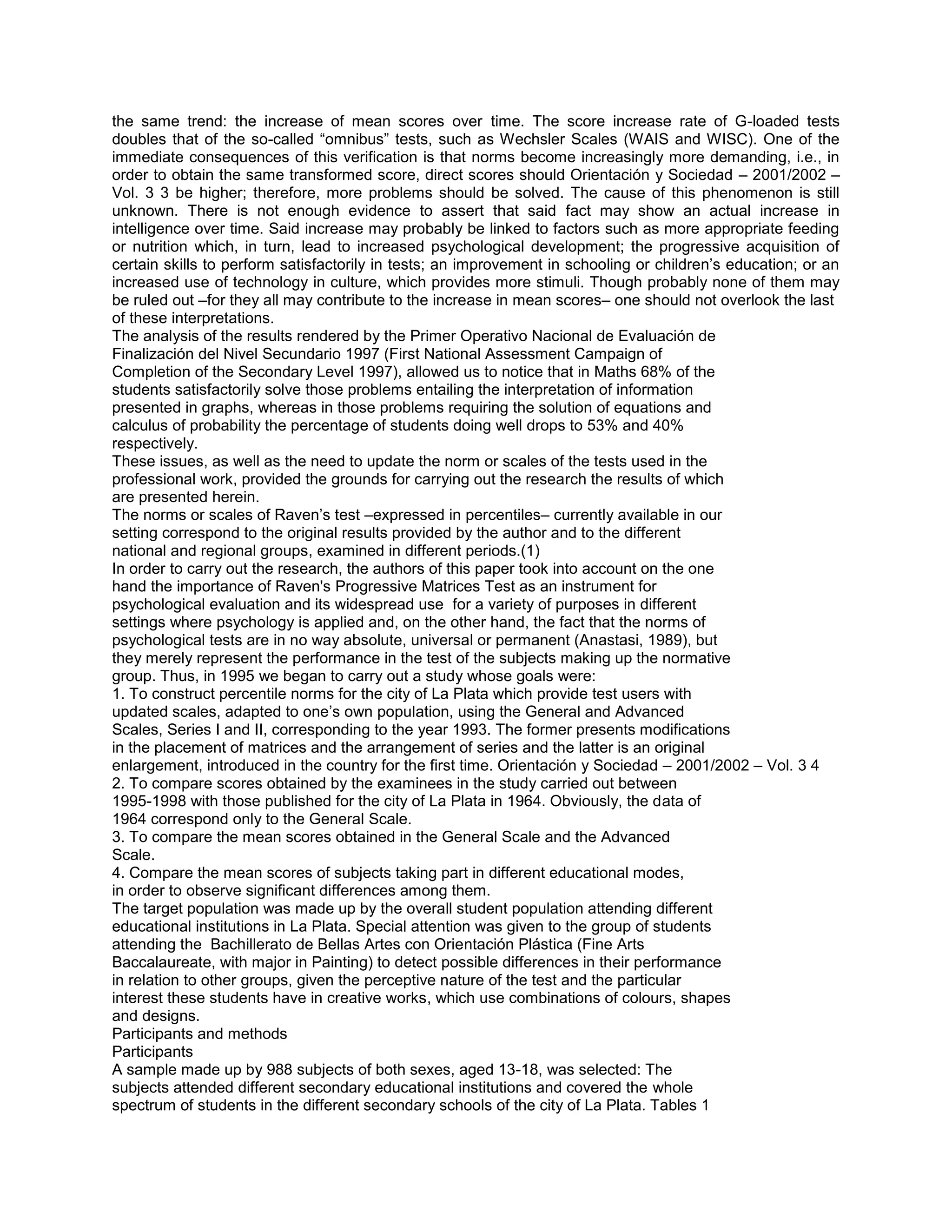 Standard progressive matrices | DOCX