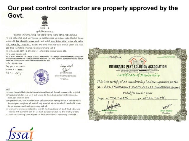 FSSAI Standard questions | PPT