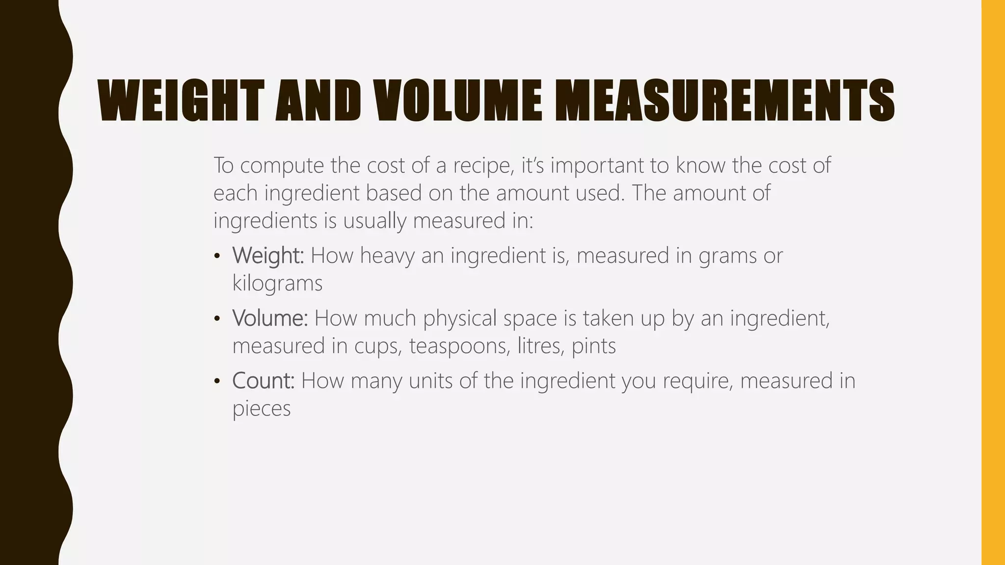 Standard recipes and how to scale them | PPTX