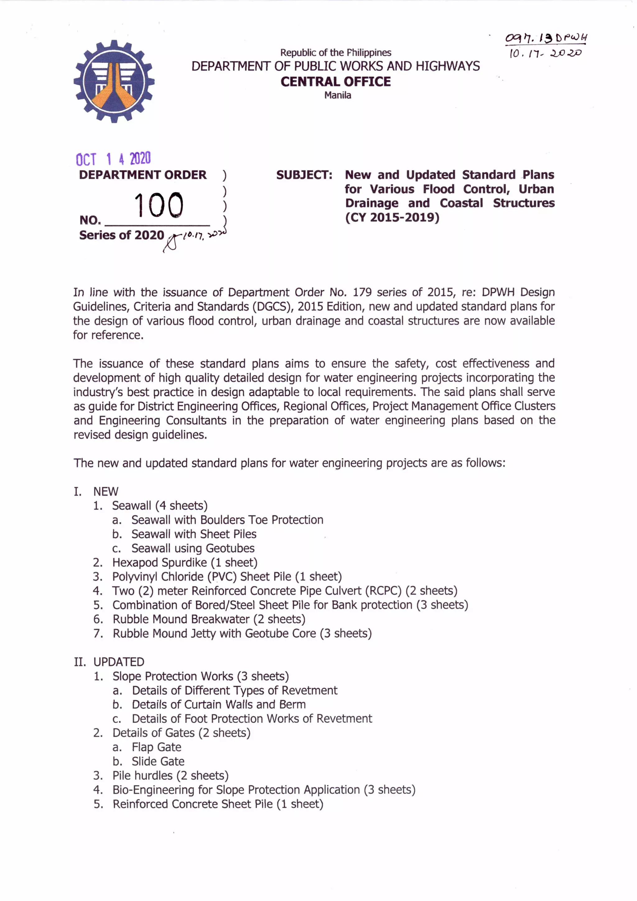 STANDARD REVETMENT, RETAINING WALL DO_100_s2020.pdf