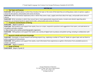 CCGPS ELA Standards | PDF