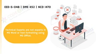 Documentation Standards Vs IETM Standards Code and Pixels | PPT