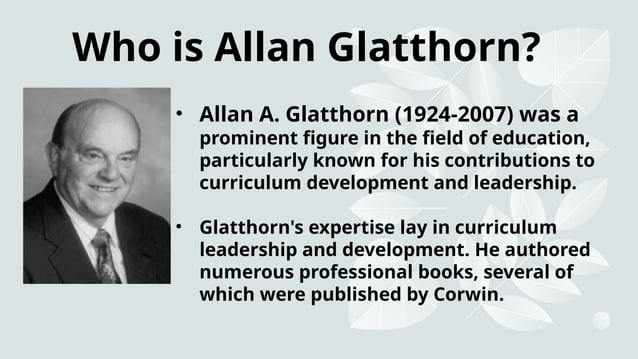 STANDARDS-BASED CURRICULUM DEVELOPMENT MODEL by ALLAN Glatthorn.pptx