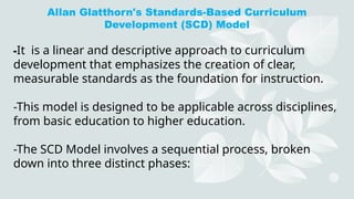 STANDARDS-BASED CURRICULUM DEVELOPMENT MODEL by ALLAN Glatthorn.pptx