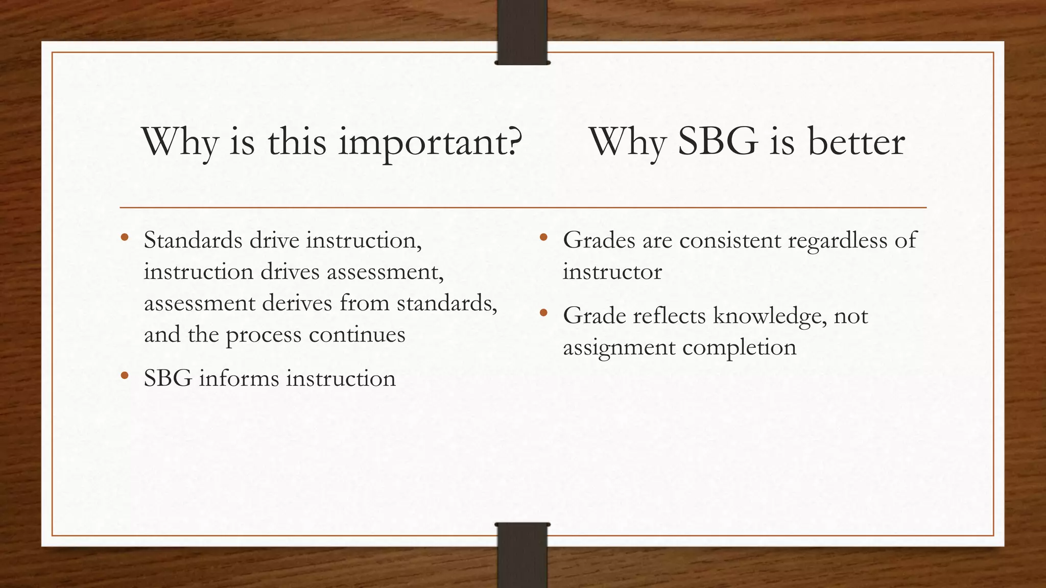 Standard-Based Grading | PPTX