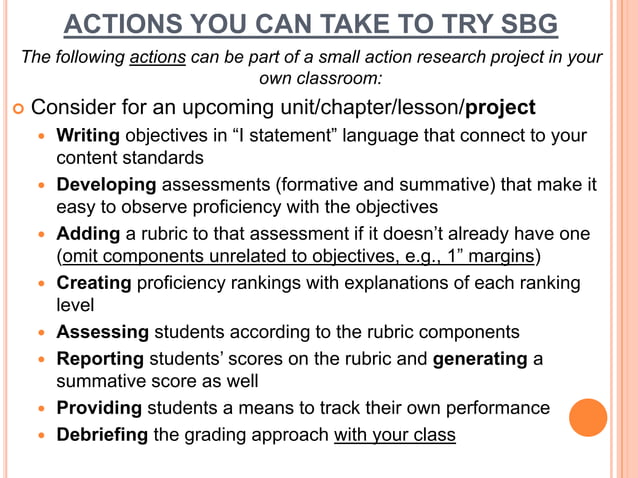 A Standards Based Grading Case Study...Kinda | PPT