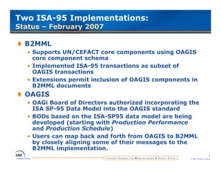 Standards based interoperability g gorbach arc orlando 2008 | PPT