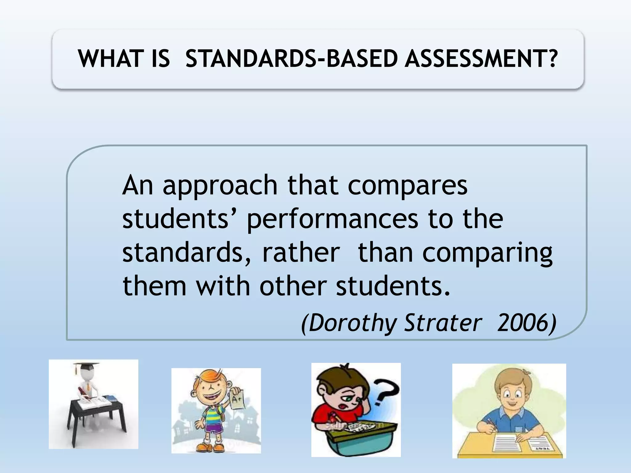 Standards based unit assessment design for k to 12 | PPTX