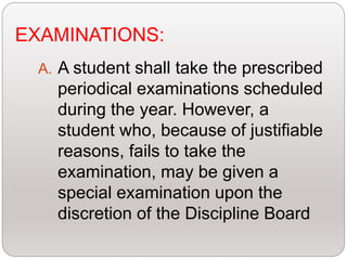 STANDARDS-OF-CONDUCT-FOR-STUDENTS-2022 (1).pptx | Law