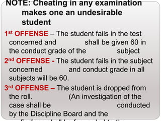 STANDARDS-OF-CONDUCT-FOR-STUDENTS-2022 (1).pptx | Law