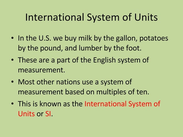 Standards Of Measurement | PPT | Physics | Science