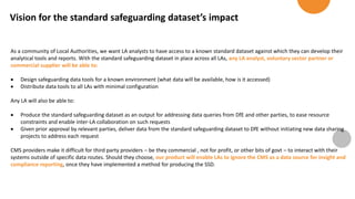 Standard Safeguarding Dataset - overview for CSCDUG.pptx | Computer ...