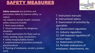 Standard safety measures | PPTX