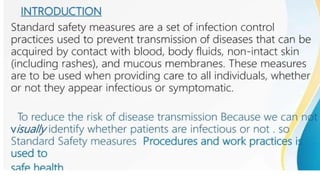 standard safety measures help to prevent infection | PPT