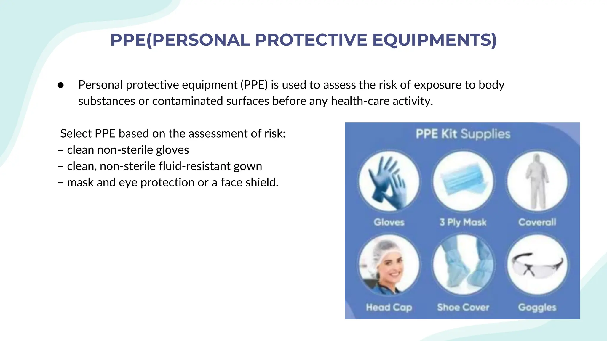 standard safety precaution presentation slide | PPTX