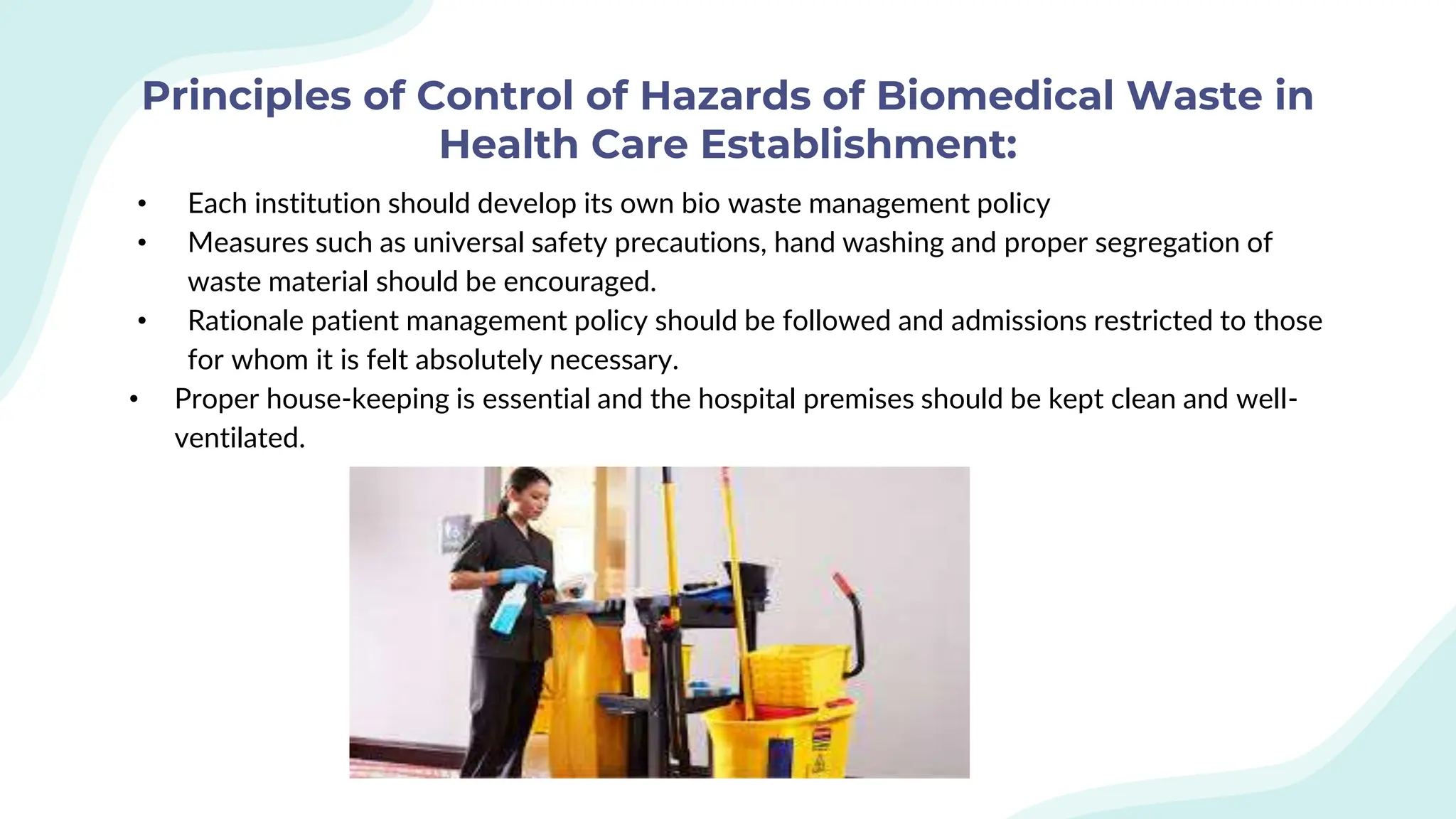 standard safety precaution presentation slide | PPTX