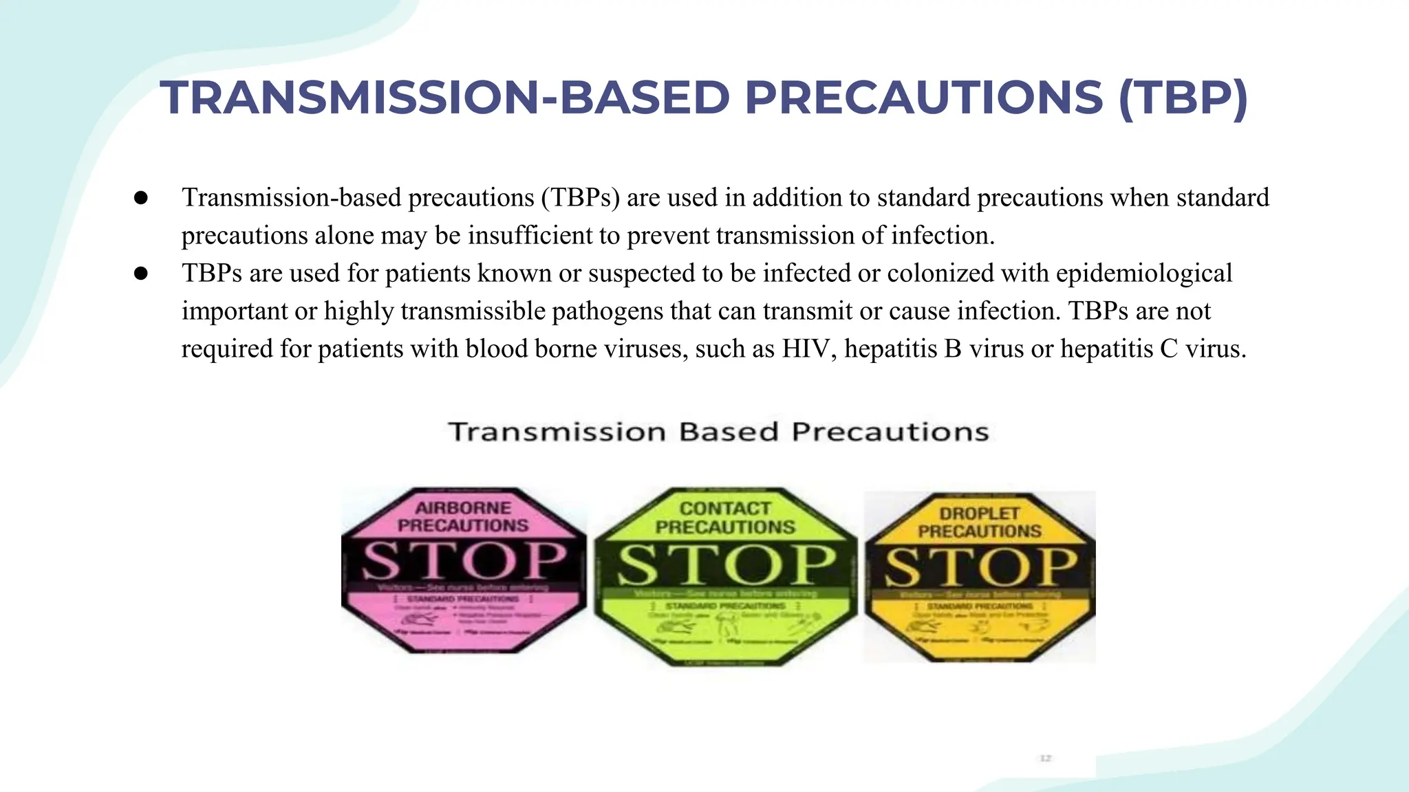 standard safety precaution presentation slide | PPTX