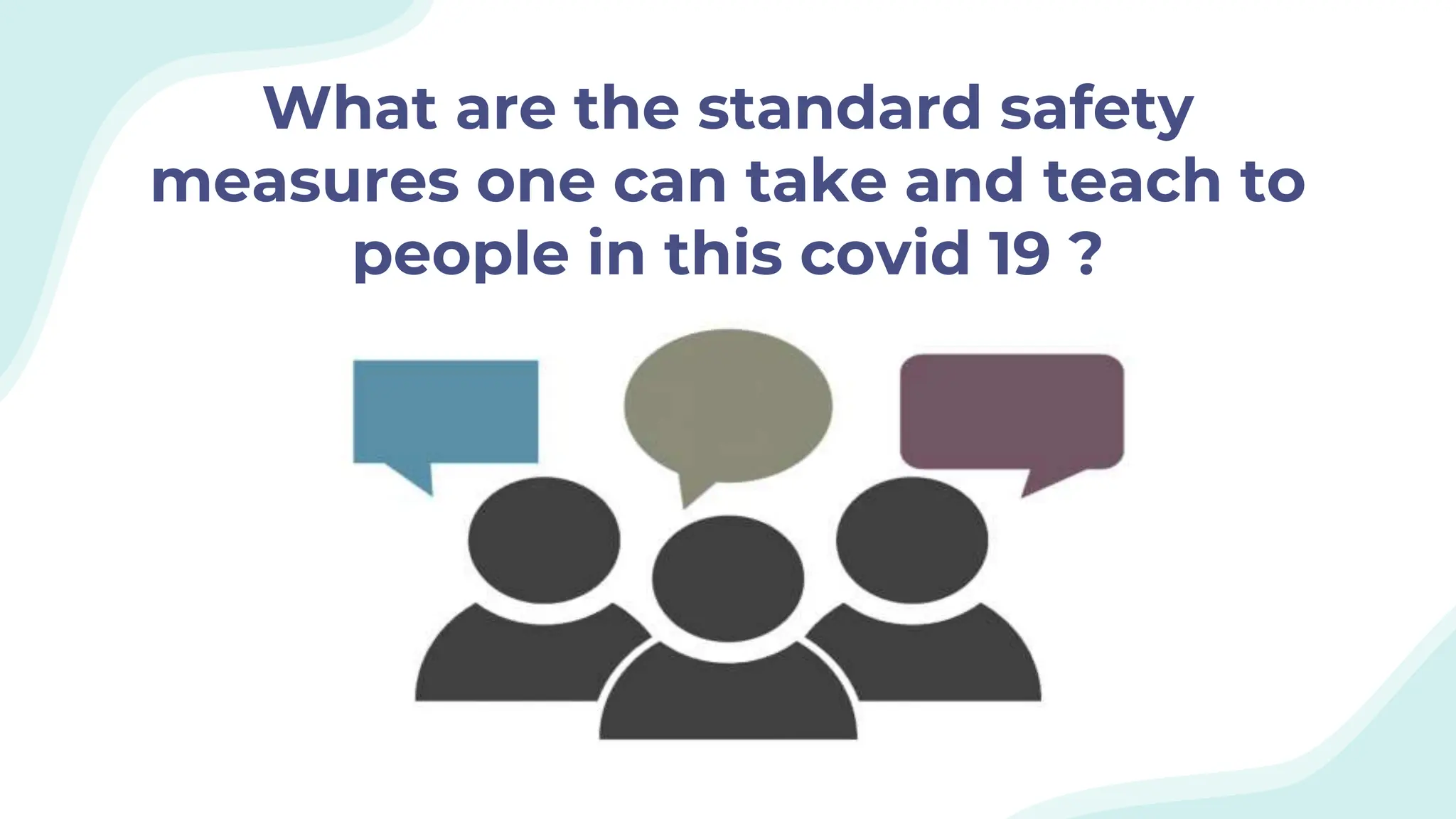 standard safety precaution presentation slide | PPTX