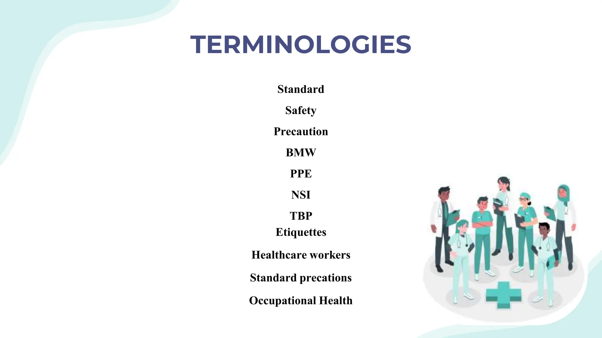 standard safety precaution presentation slide | PPTX